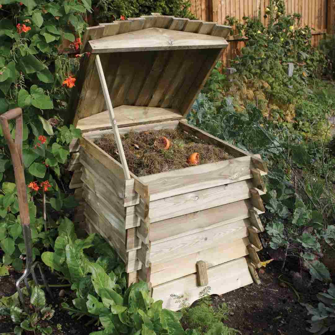 Wooden Composter | 211L | Beehive Design