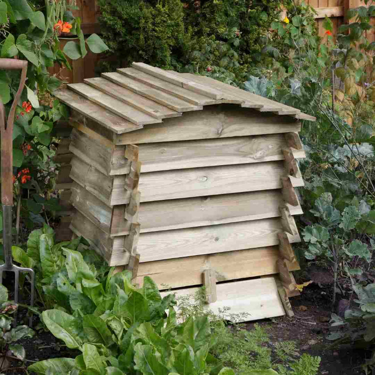 Wooden Composter | 211L | Beehive Design