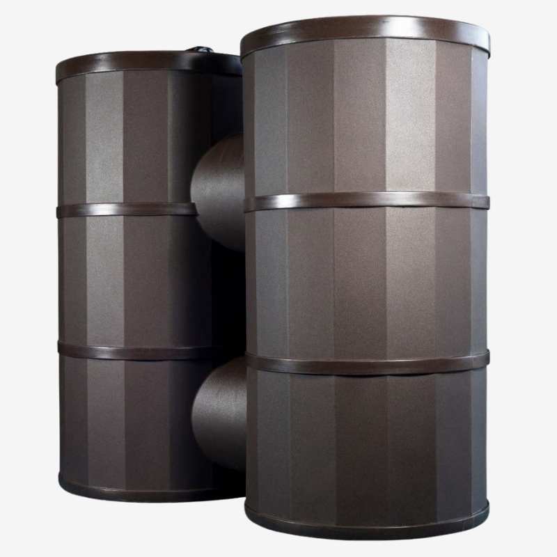 Polytank Doublo 1200L Litre Oak Rain Harvesting Water Tank