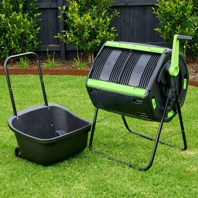 Compost Tumbler 180L & Cart 55L | Maze